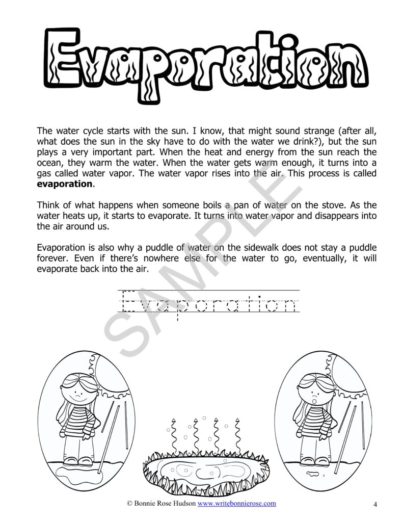 The Cycle of Water & Types of Clouds-Learning About Science, Level 2 ...