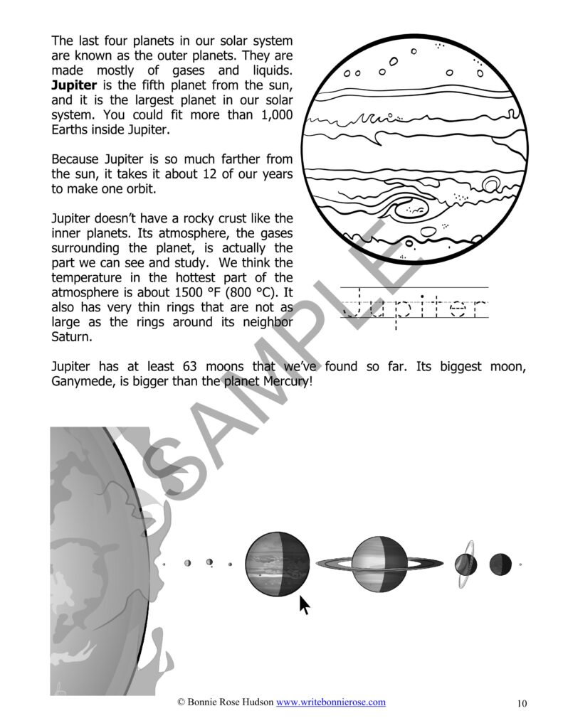 The Solar System: Planets, Earth's Moon & Constellations-Learning About ...