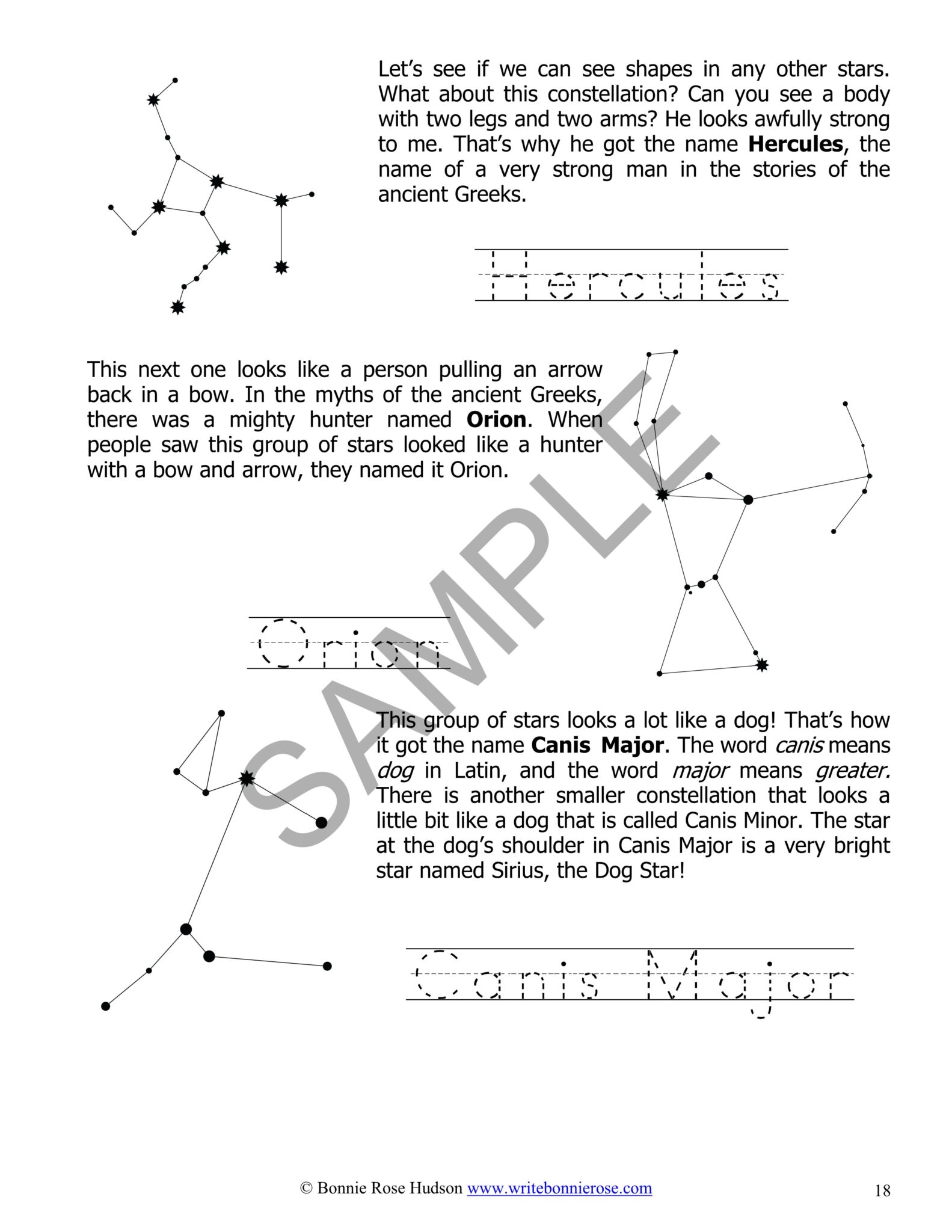The Solar System: Planets, Earth's Moon & Constellations-Learning About ...