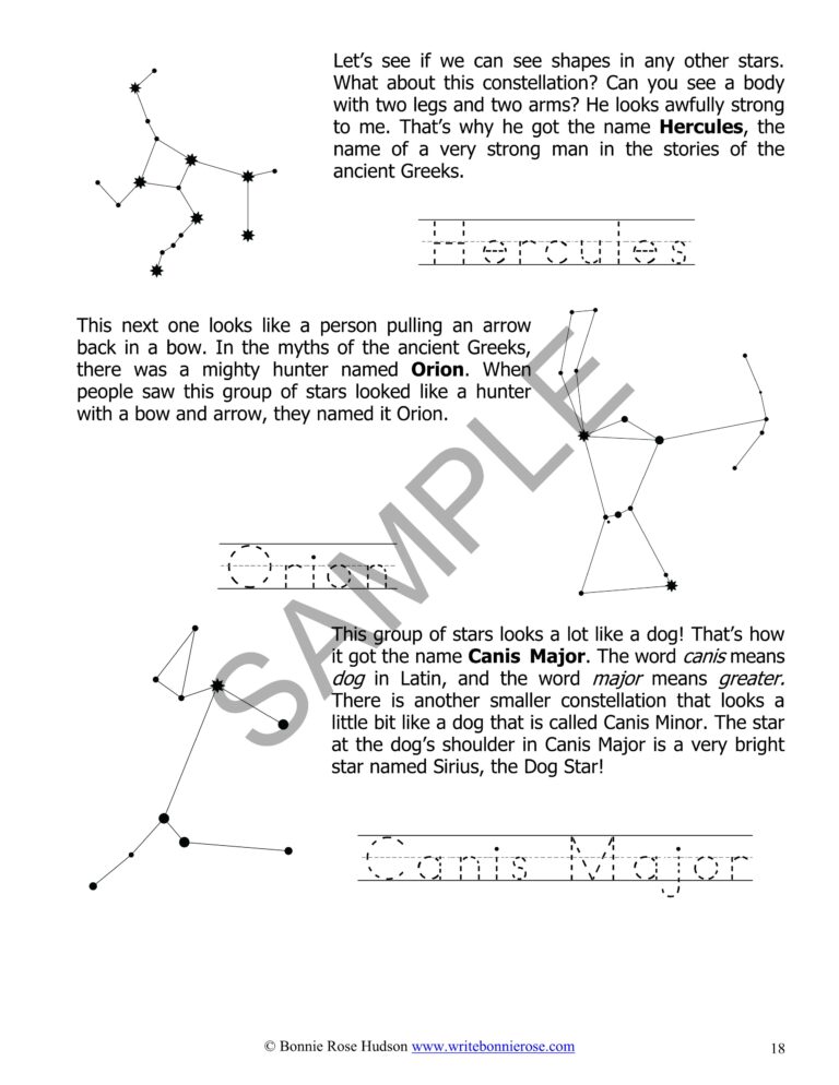 The Solar System: Planets, Earth's Moon & Constellations-Learning About ...