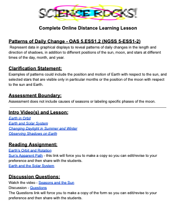Complete Online Distance Learning Earth Science Bundle 5th Grade | Made ...