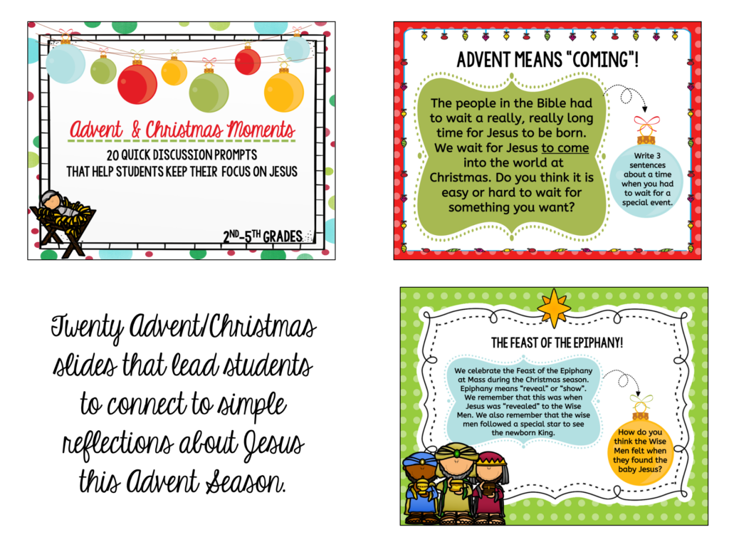 Advent Activity: Daily Discussion Questions | Made By Teachers