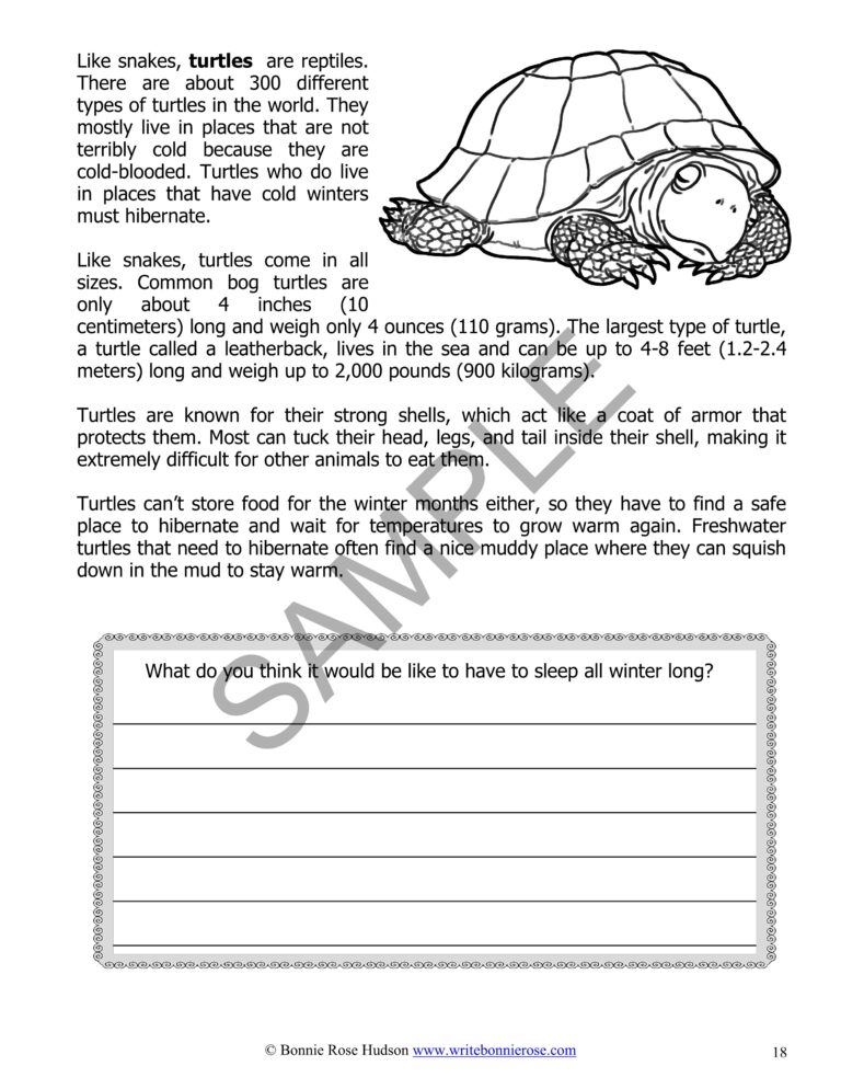 Why Do Animals Hibernate?-Learning About Science, Level 2 | Made By ...