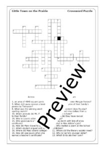 Laura Ingalls Wilder "Little Town on the Prairie" worksheets | Made By ...