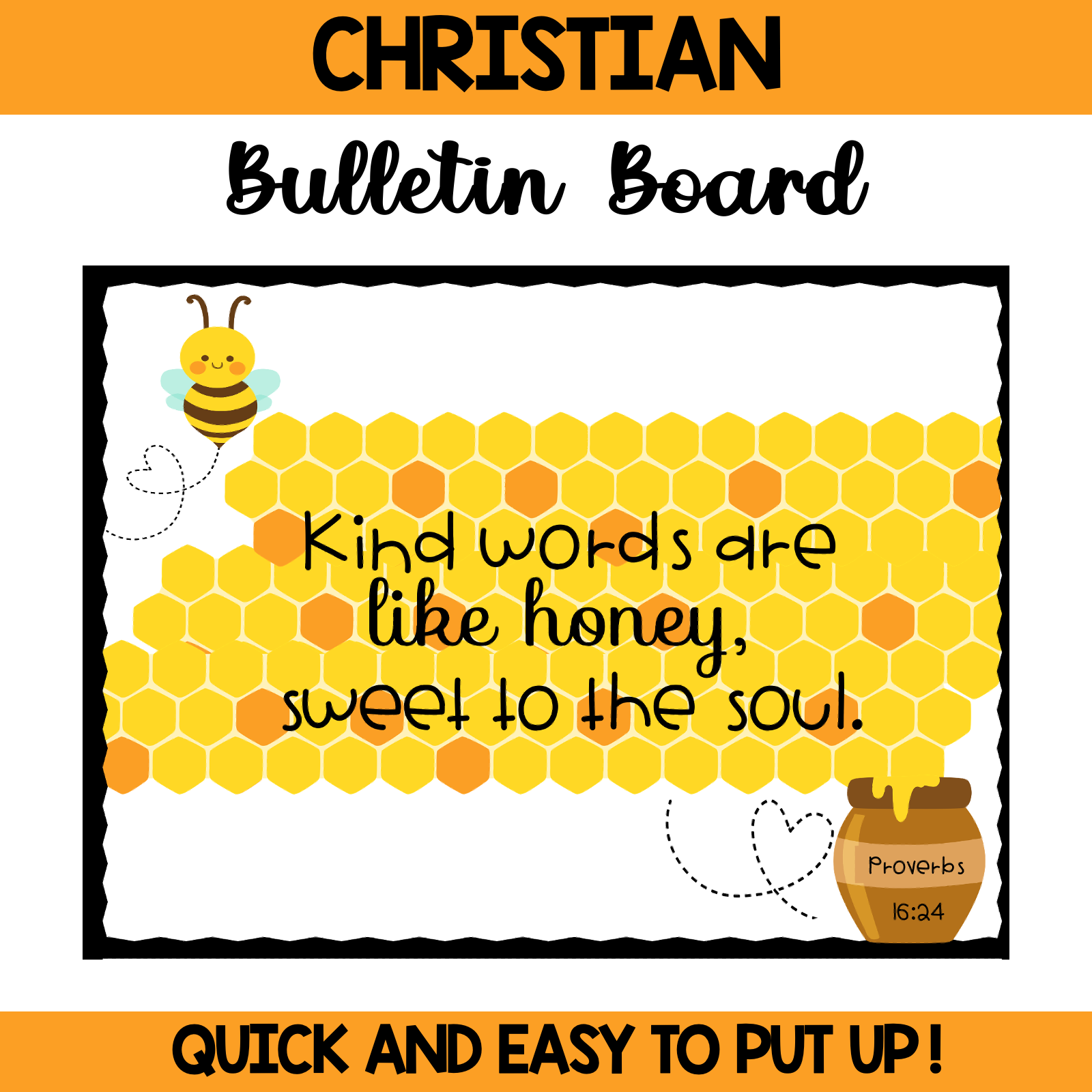Christian Bulletin Board: God Calls Us Each by Name | Made By Teachers