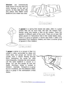 Exploring the Earth's Landforms-Learning About Science, Level 3 Print ...