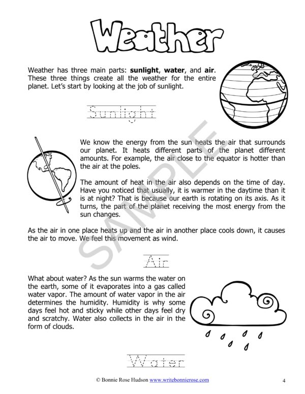 Forecasting and Understanding the Weather-Learning About Science, Level ...