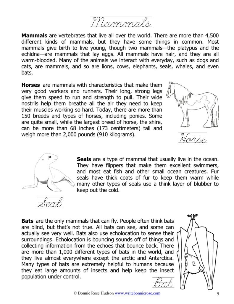 Kinds of Animals and How They Live-Learning About Science, Level 3 ...