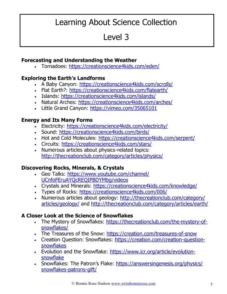 Learning About Science Level 3-Discussion Helps | Made By Teachers