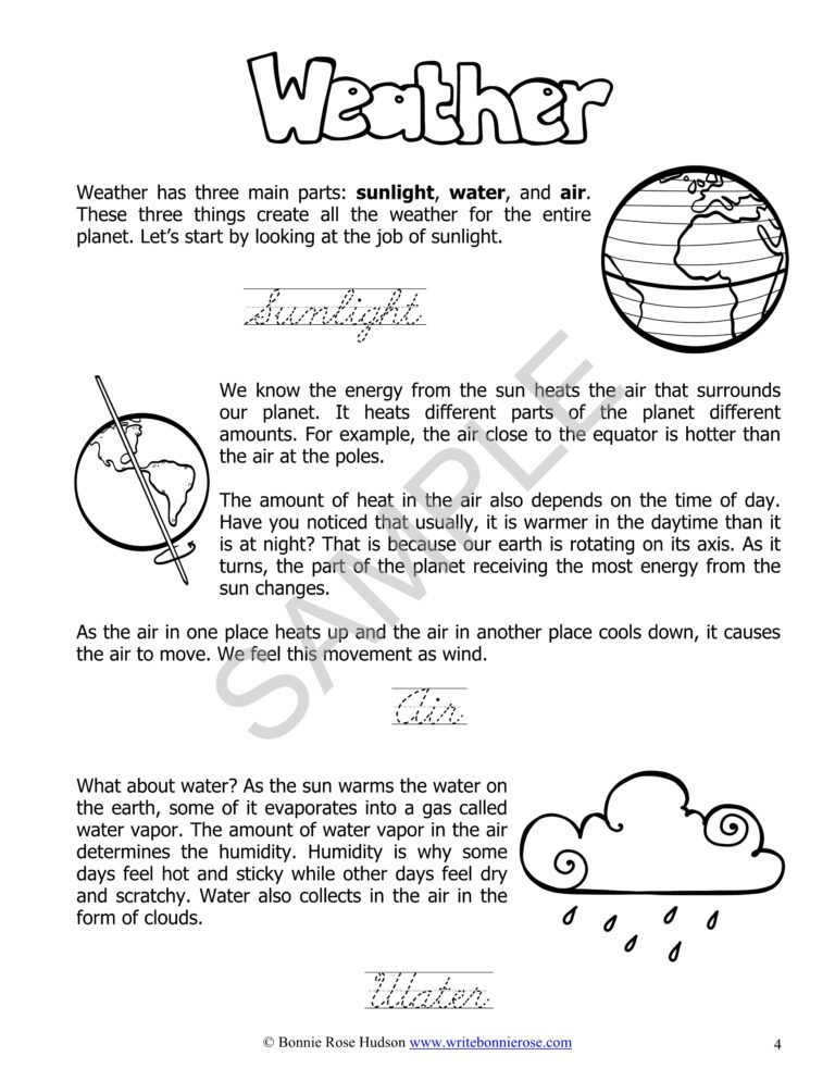Learning About Science Collection, Level 3 Cursive Version | Made By ...