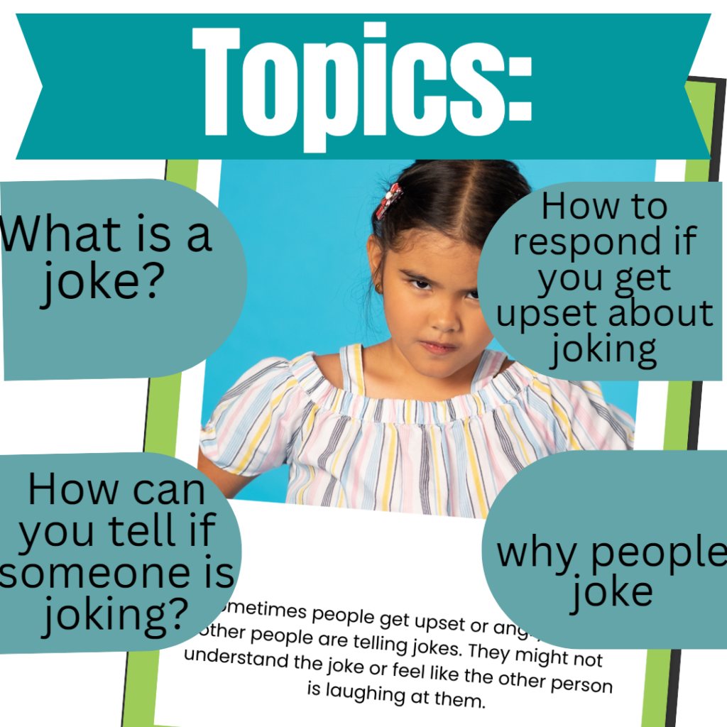 "What is a Joke" Social Skills Story & Mini Book Ideal for PreK Autism ...