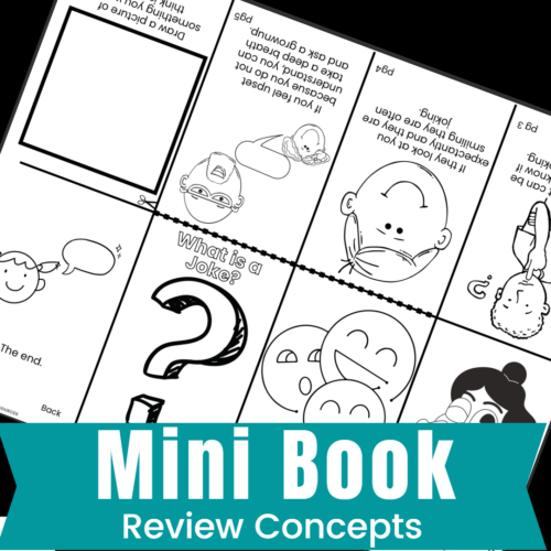 "What is a Joke" Social Skills Story & Mini Book Ideal for PreK Autism ...