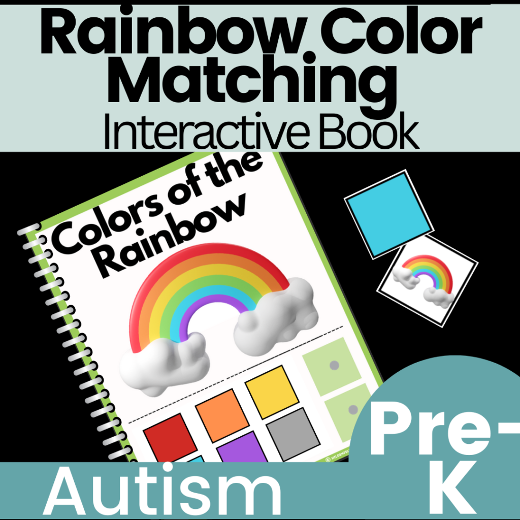 Matching Colors Rainbow Adapted Book Aligned with ABBLS-R B16 | Made By ...