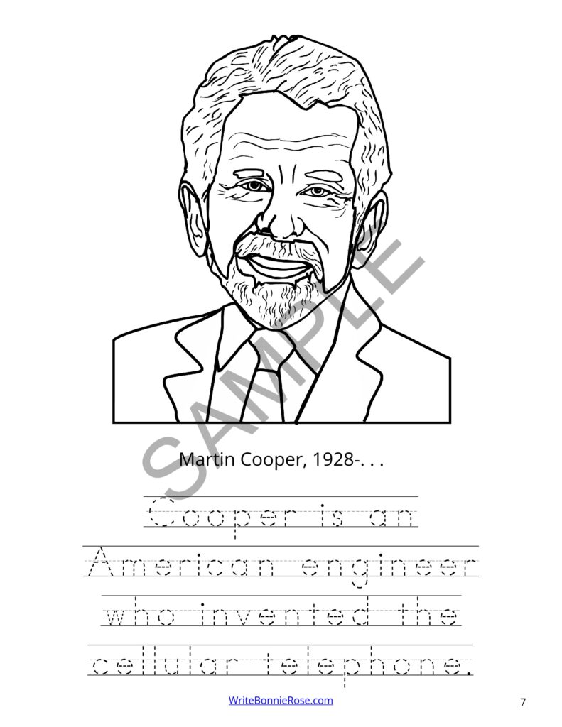 Famous Americans of the 1980s Coloring Book-Level B | Made By Teachers