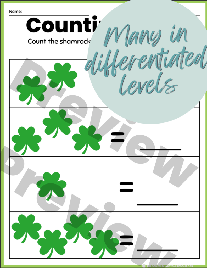 March & St. Patrick's Day Early Learner Worksheets | Made By Teachers