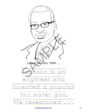 Famous Americans of the 1990s Coloring Book-Level B | Made By Teachers