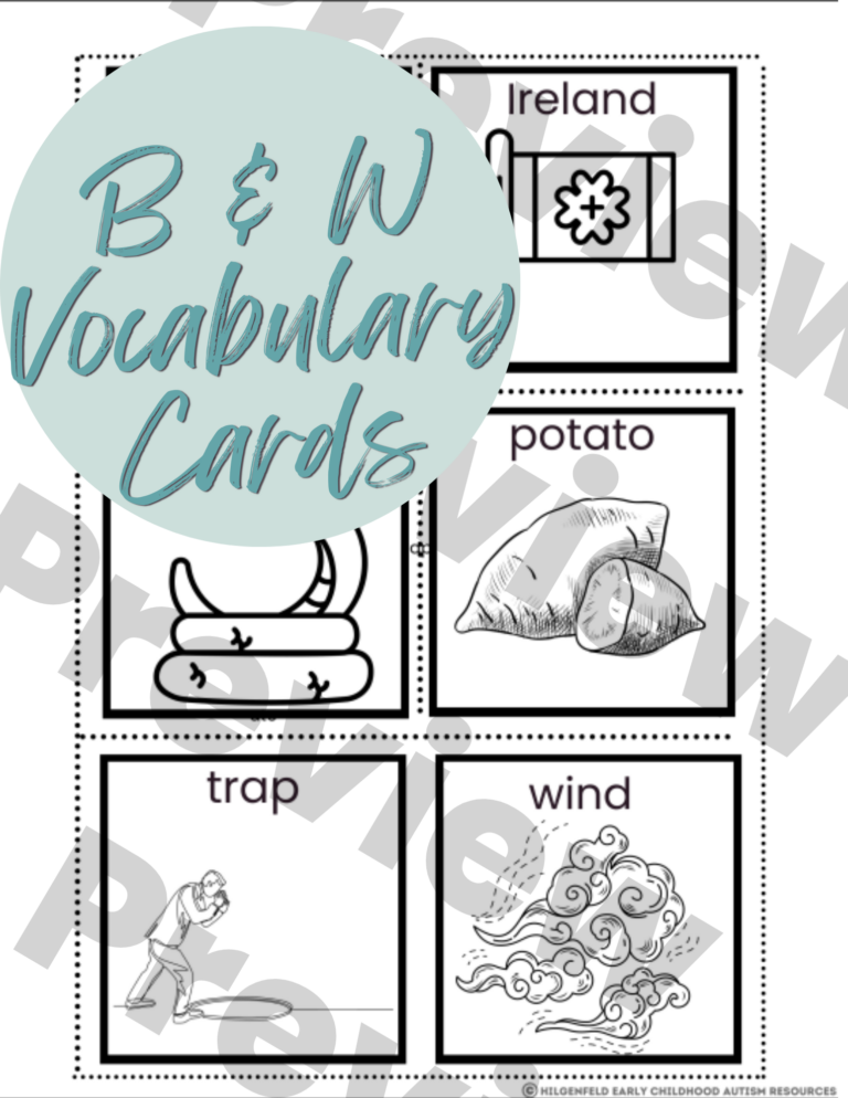March St Patrick's Day Vocabulary Cards, Traceable Print Cards, & Mini ...
