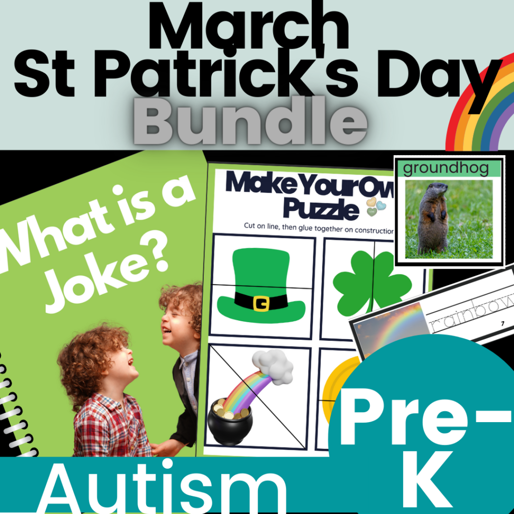 Autism Preschool Early Learner March & St Patrick's Day Bundle | Made ...