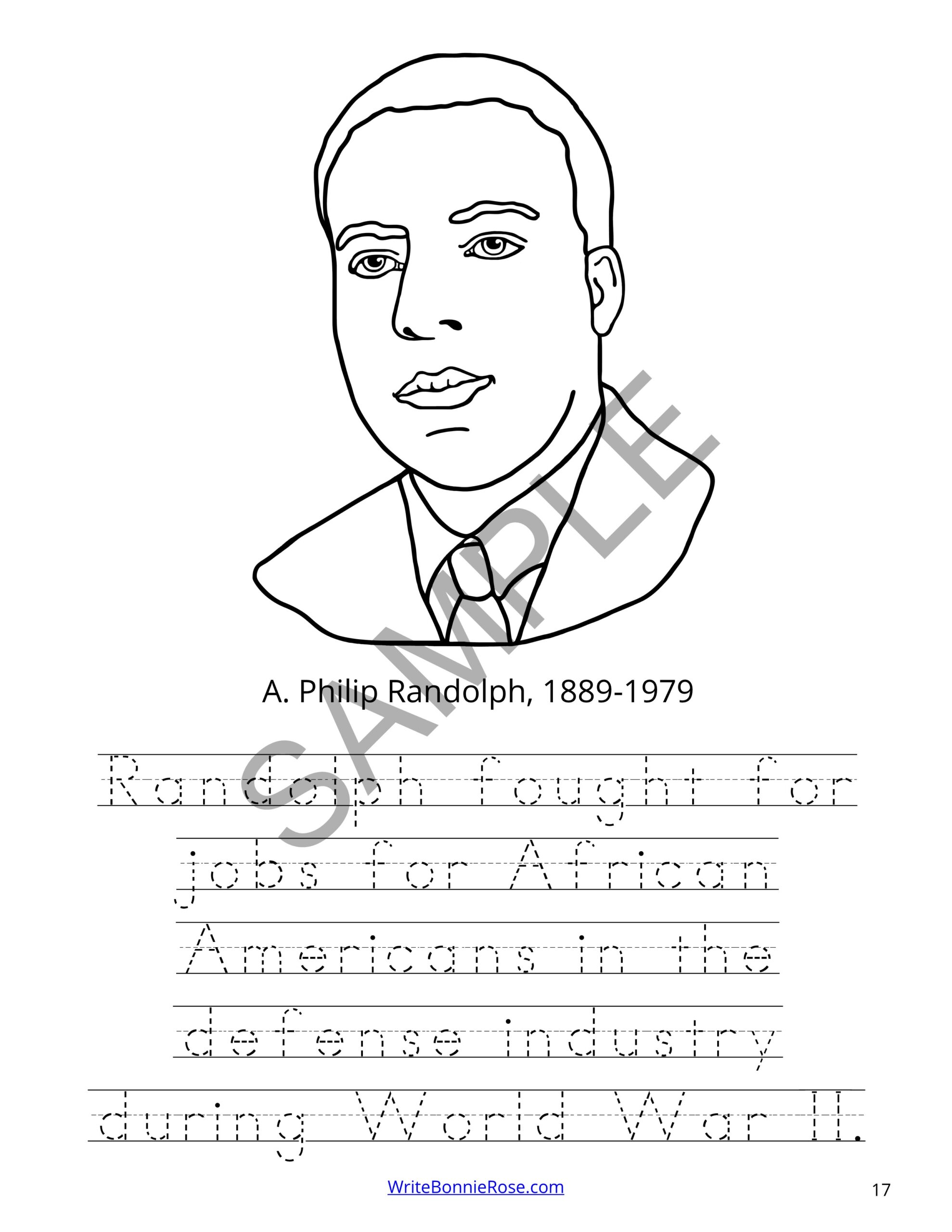 Famous Americans of the 1920s Coloring Book Level B | Made By Teachers