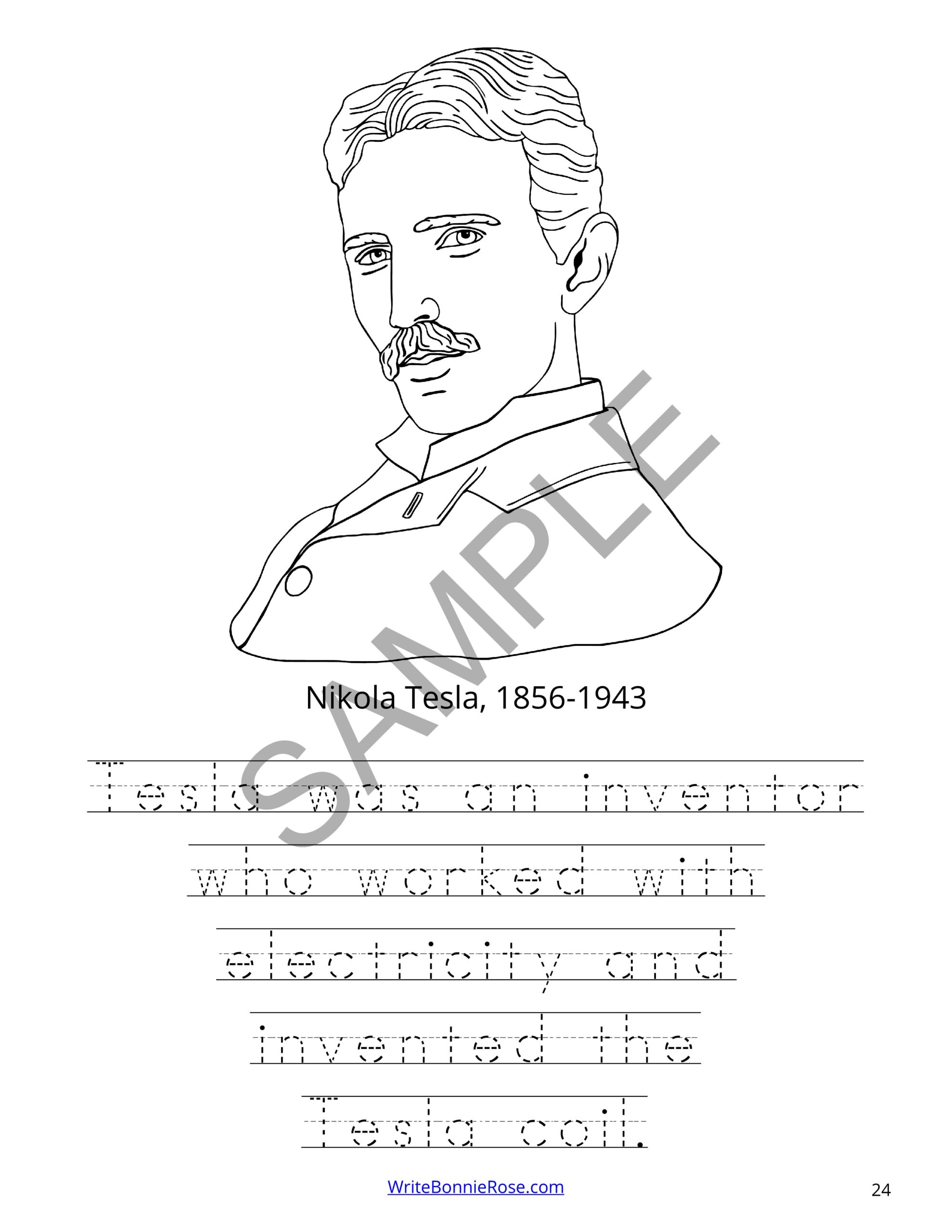 Famous Americans of the 1930s Coloring Book Level B | Made By Teachers