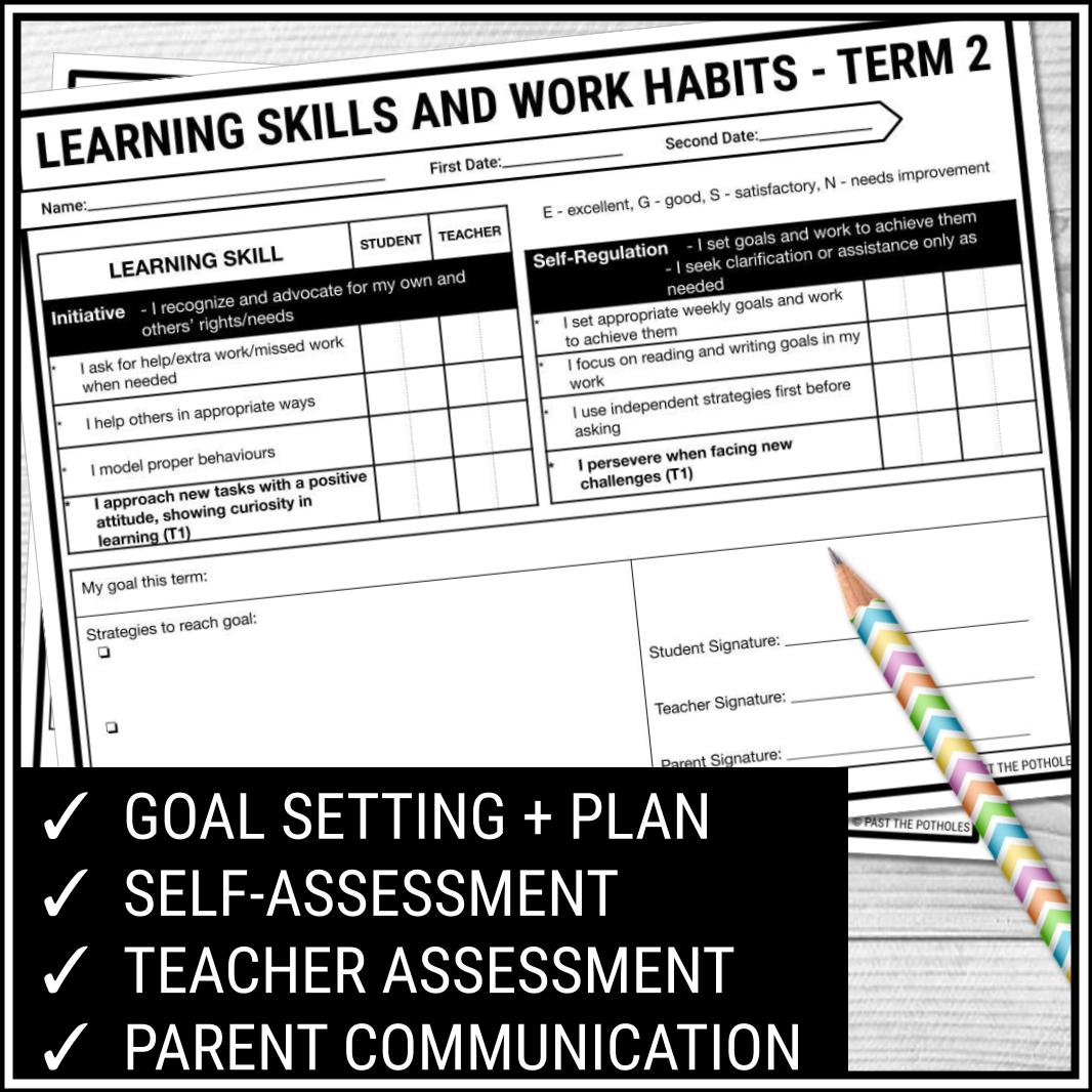 Learning Skills Checklist: Term 2 | Made By Teachers