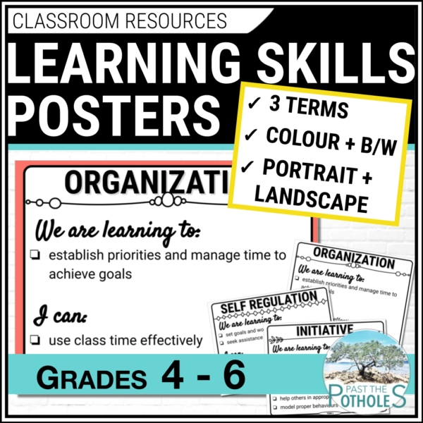 Learning Skills Posters: Social Emotional Learning | Made By Teachers