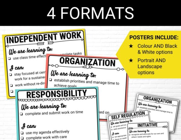 Learning Skills Posters: Social Emotional Learning | Made By Teachers