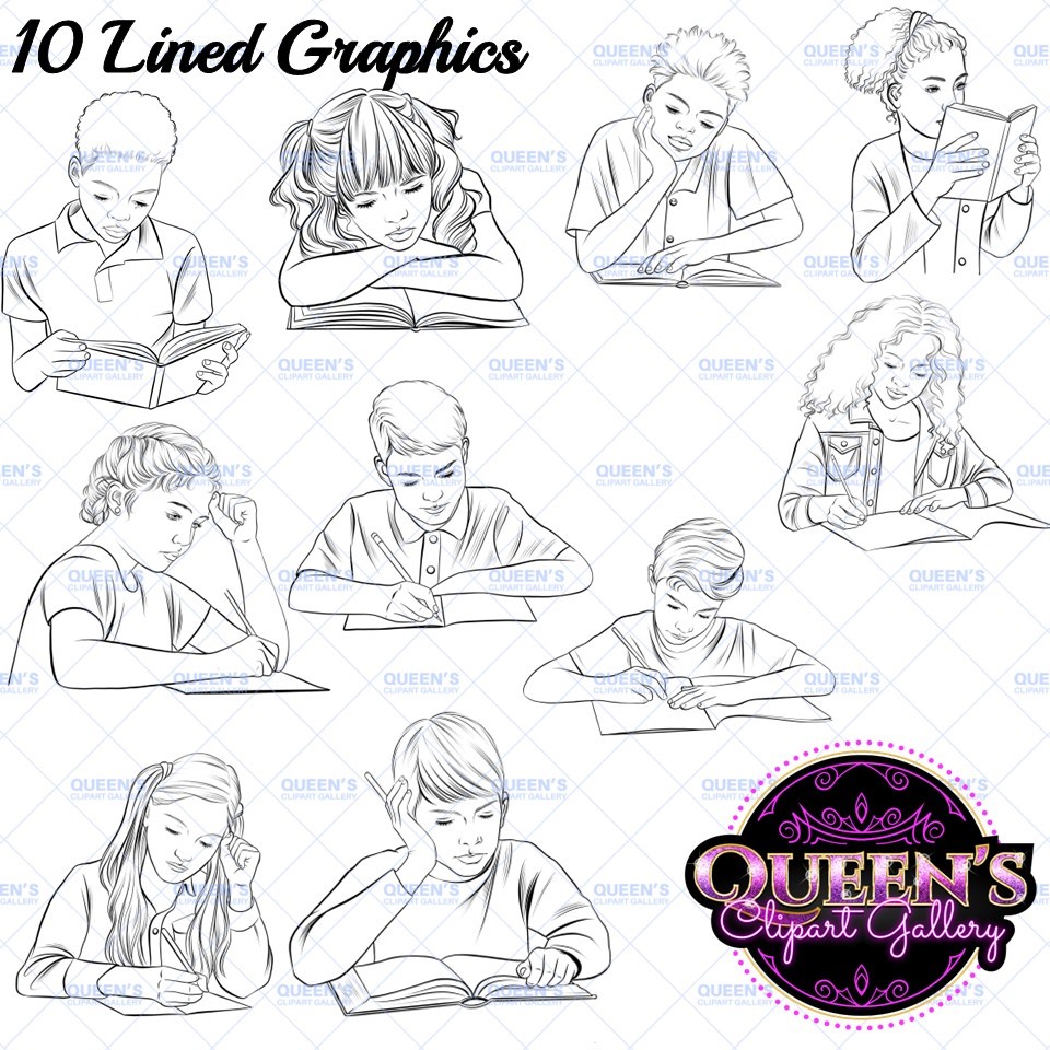 Teens Clipart, Middle School Students Clipart, Teenagers Clipart ...