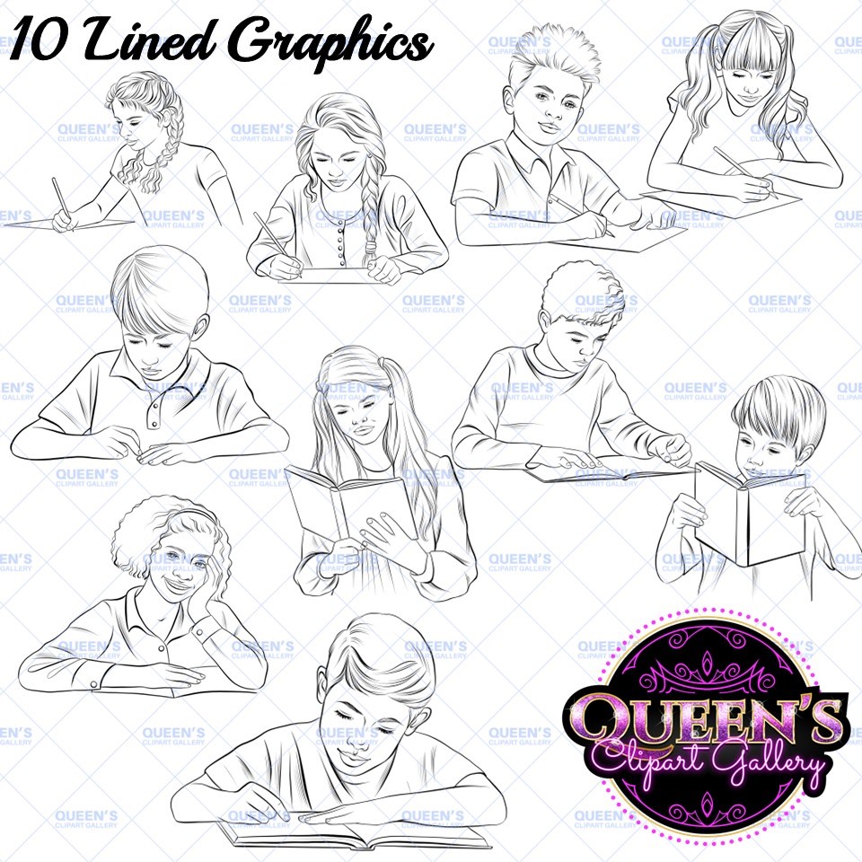 Teens Clipart, Middle School Students Clipart, Teenagers Clipart ...