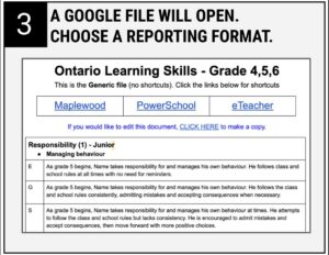 Ontario Learning Skills Report Card Comments - Junior Grades 4 5 6 ...