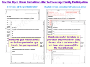 Open House Sign In Sheet & Parent Teacher Conference Forms | Made By ...