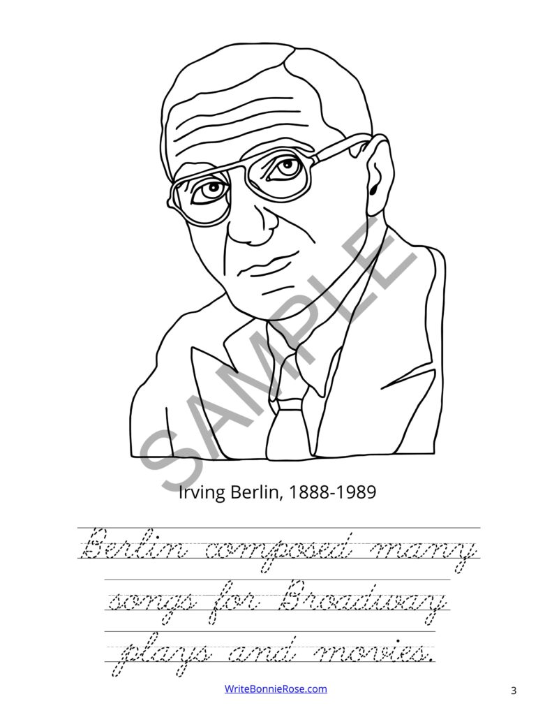 Famous Americans of the 1910s Coloring Book-Level C | Made By Teachers