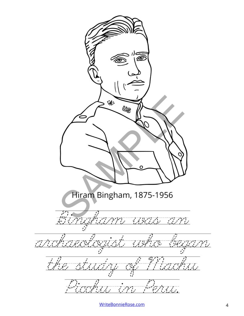 Famous Americans of the 1910s Coloring Book-Level C | Made By Teachers