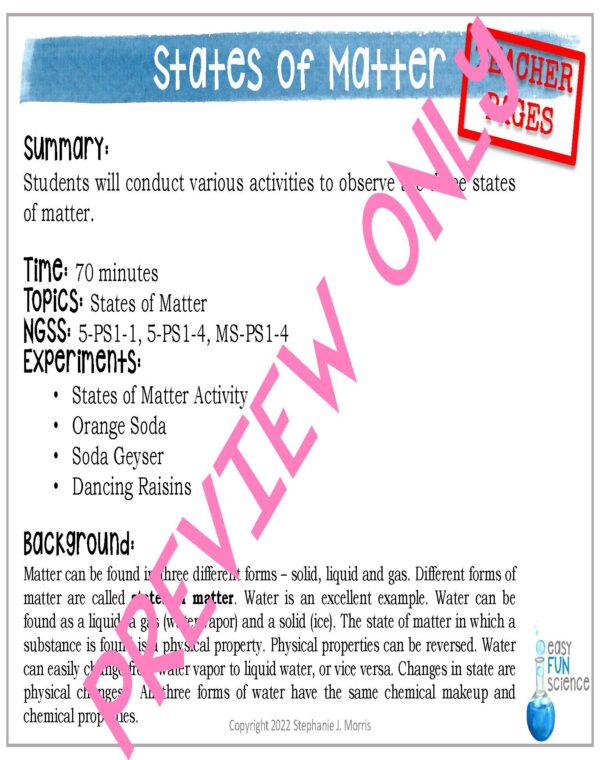 States of Matter Labs | Editable Digital | Made By Teachers