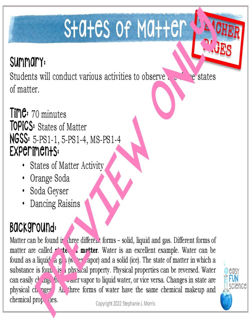 States of Matter Labs | Editable Digital | Made By Teachers