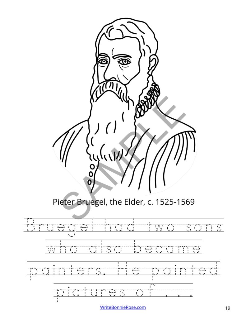 Famous Artists from Around the World & Their Paintings Coloring Book ...