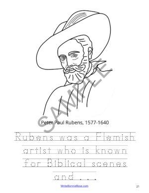 Famous Artists from Around the World & Their Paintings Coloring Book ...