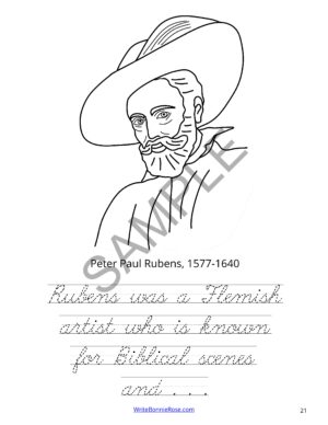 Famous Artists from Around the World & Their Paintings Coloring Book ...