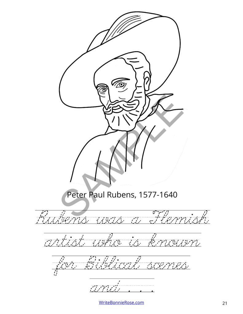 Famous Artists from Around the World & Their Paintings Coloring Book ...