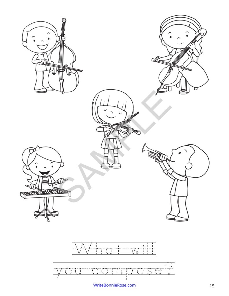Famous Composers Coloring Book-Level A | Made By Teachers