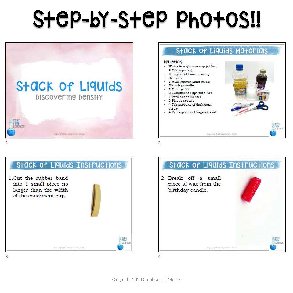 Easy Density Experiments | Editable | Digital | Made By Teachers
