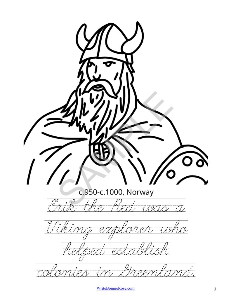 Famous Explorers Coloring Book-Level C | Made By Teachers