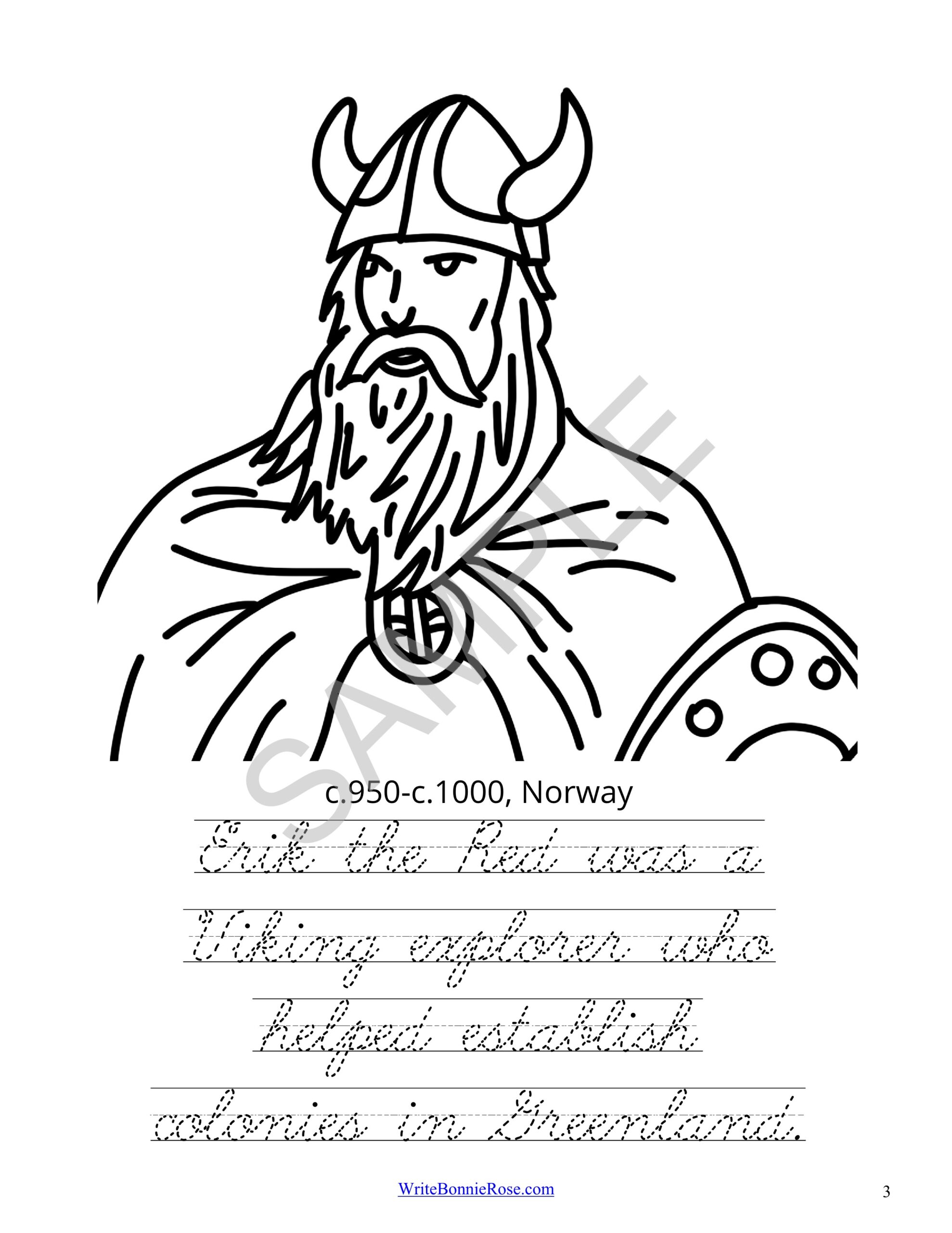 Famous Explorers Coloring Book-Level C | Made By Teachers