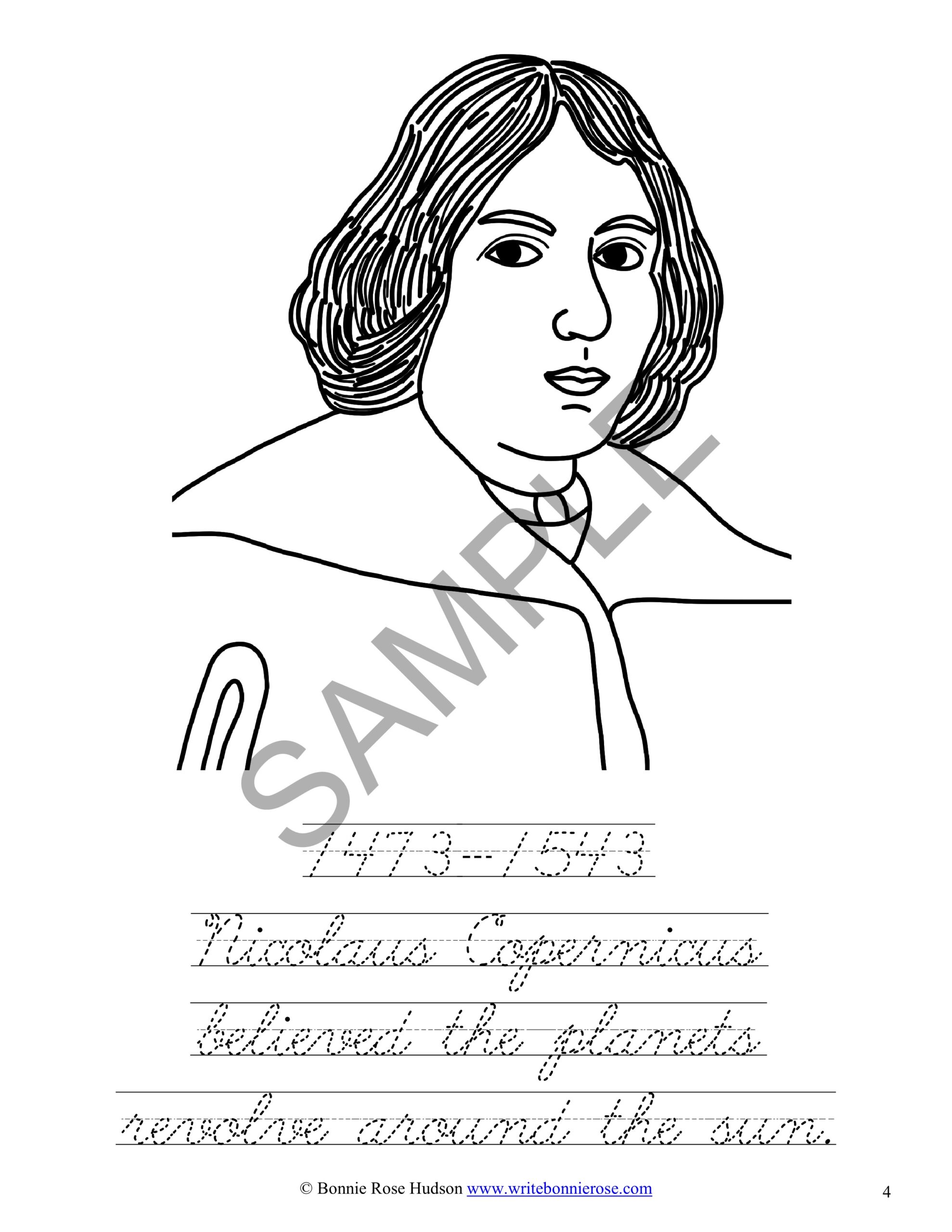 Famous Scientists Coloring Book-Level C | Made By Teachers