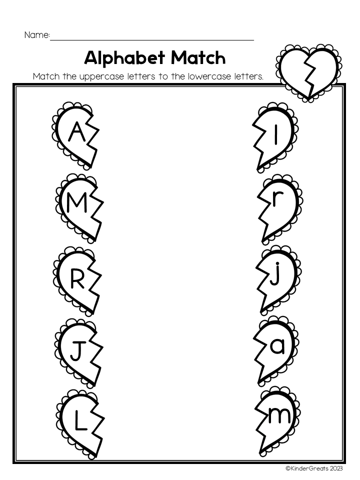 Valentines No Prep Literacy Worksheets | Made By Teachers