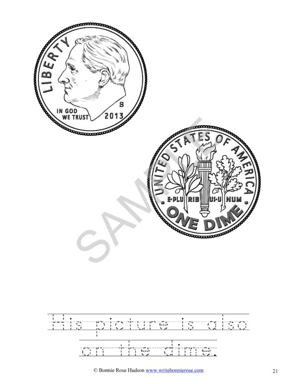 Franklin D. Roosevelt Coloring Book-Level B | Made By Teachers