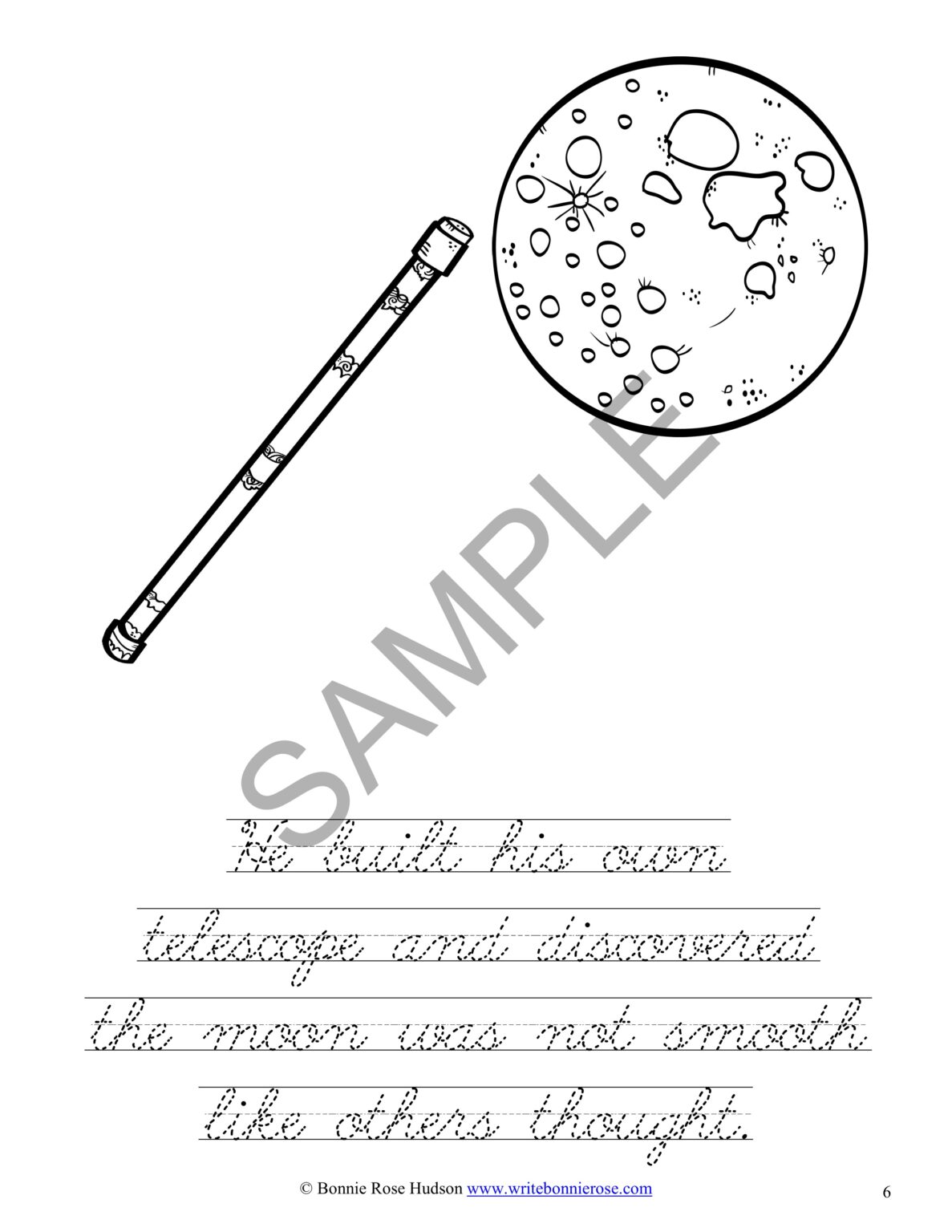 Galileo Galilei Coloring Book-Level C | Made By Teachers