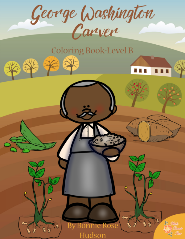 George Washington Carver Coloring Book-Level B | Made By Teachers
