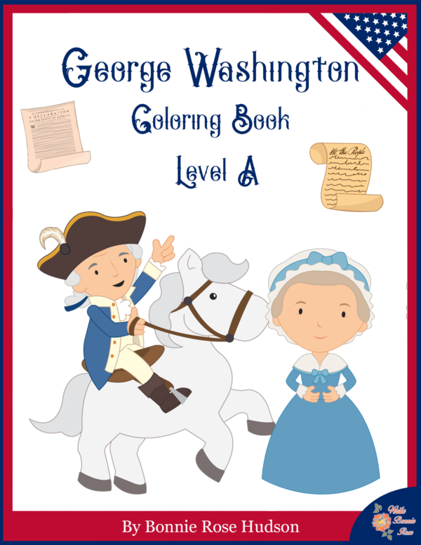 George Washington Coloring Book-Level A | Made By Teachers