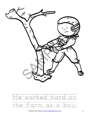 George Washington Coloring Book-Level B | Made By Teachers